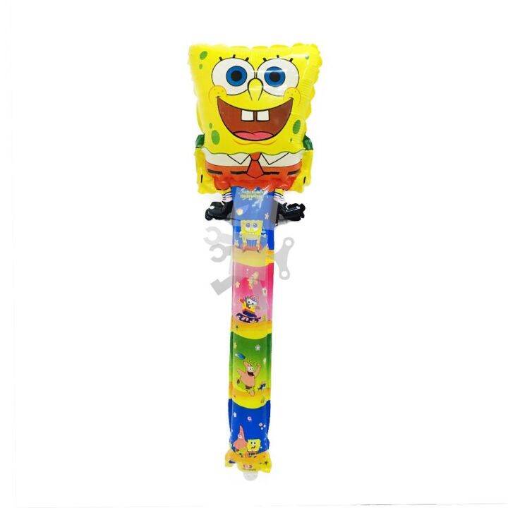 Spongebob Handheld Balloon with Bell Party Decoration Cartoon Birthday ...
