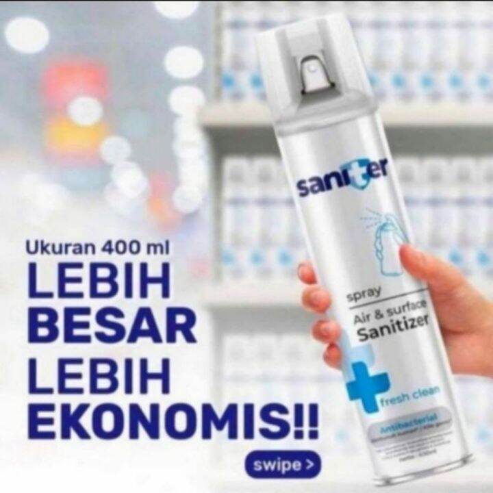 Saniter Spray Aerosol 400ml Original | Lazada Indonesia