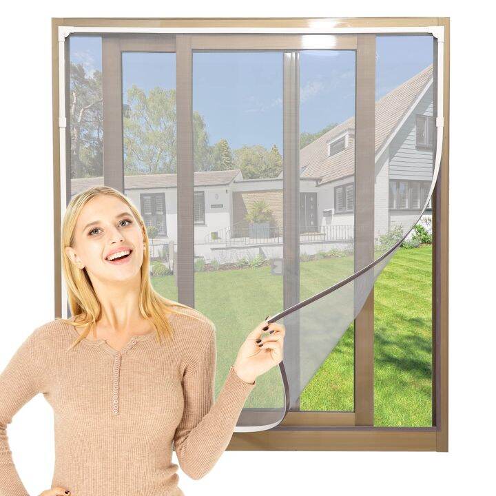 WEPHOTO Adjustable DIY Window Screen Suitable for all window types ...