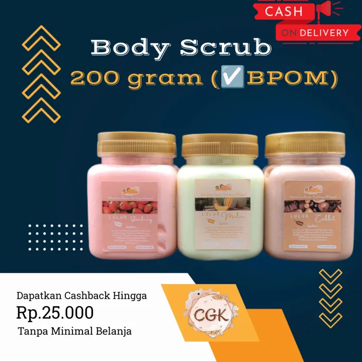 BODY SCRUB 200 GR / LULUR BADAN ALA SPA / MASKER BADAN | Lazada Indonesia