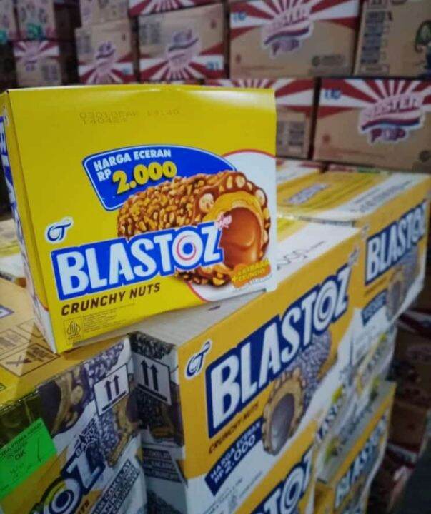 WAFER BLASTOS CRUNCHY NUTS 1 PAK | Lazada Indonesia
