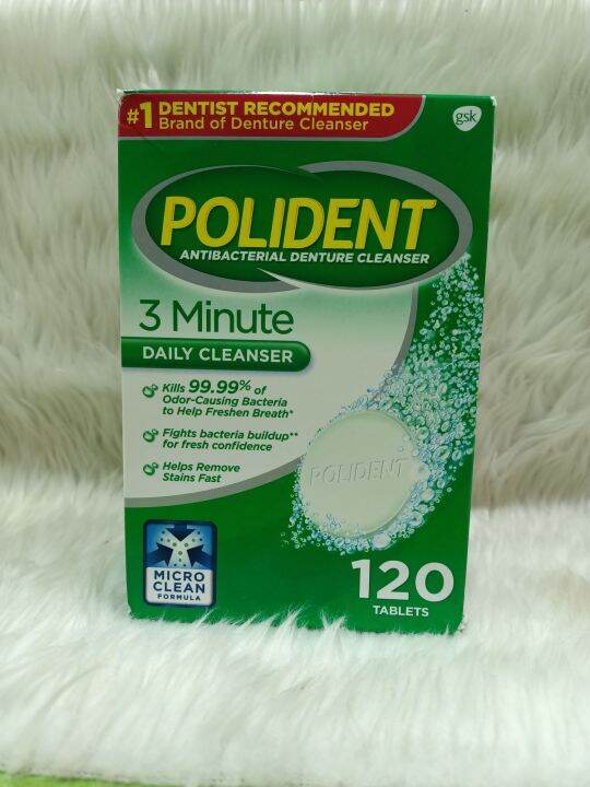 Polident Antibacterial dentures cleanser | Lazada PH