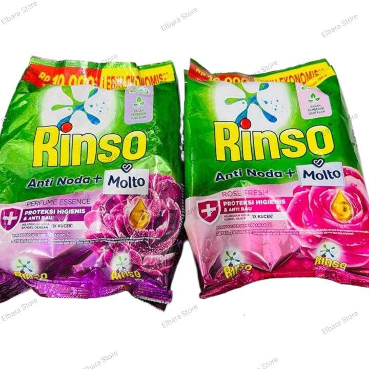 Rinso Bubuk Anti Noda + Molto /Perfume Essence /Proteksi Higienis Dan ...