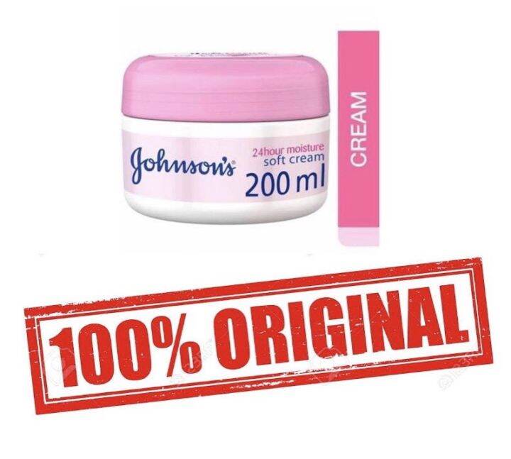 IMPORTED JOHNSON’S 24Hour Moisture Soft Cream 200ML | Lazada PH