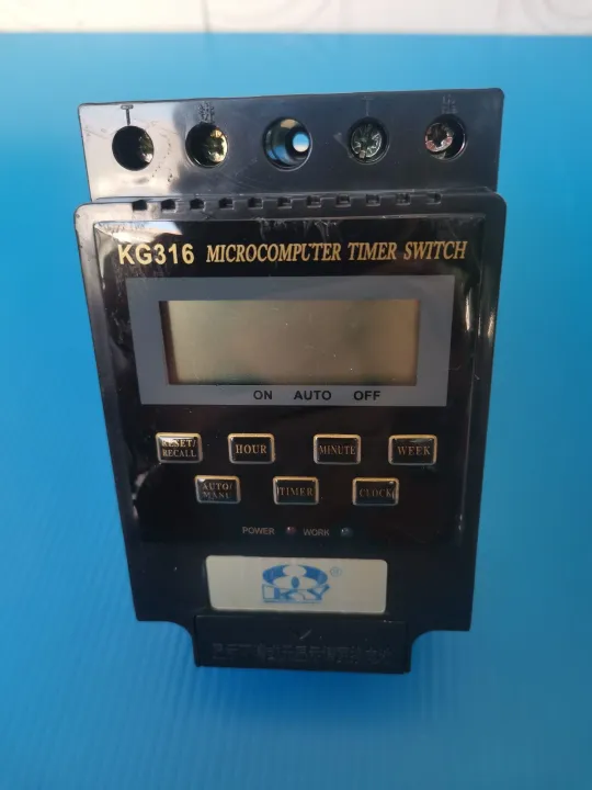 นาฬิกาตั้งเวลา micro computer timer switch รุ่น KG316 ใช้สำหรับเชื่อมต่อเการเปิดปิดเครื่องใช้ ...