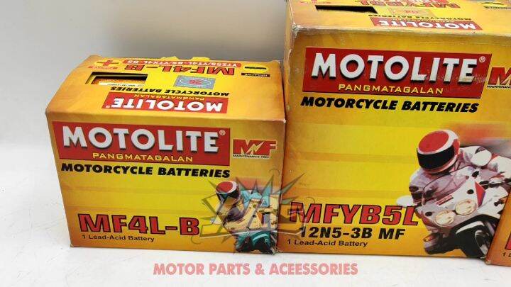 Motolite Maintenance Free Motorcycle Battery MFB3-L/MF4L-B /MFYB5L ...