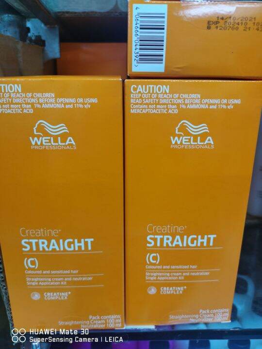Wella Straight Creatine (rebonding set) 100ml | Lazada PH