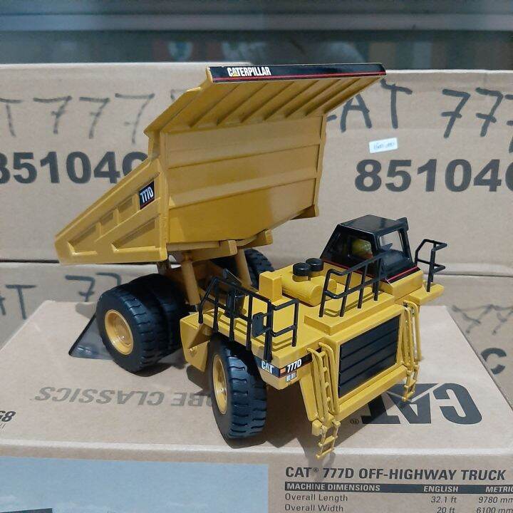 Diecast Masters CAT 777 D OFF-HIGHWAY TRUCK Miniatur Alat Berat Dump ...