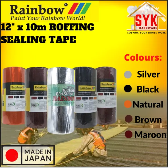 SYK Rainbow Flashing Roofing Sealing Tape Dry Fix Bitumen Poly Tape ...