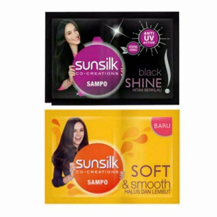 Sunsilk Shampoo Shampo Sampo Sachet Renceng Renteng 12 x 2 Isi 9ml ...