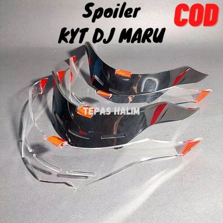 spoiler helm KYT DJ MARU / spoiler KYT DJ MARU / spoiler KYT DJ MARU / spoiler helm KYT DJ ...