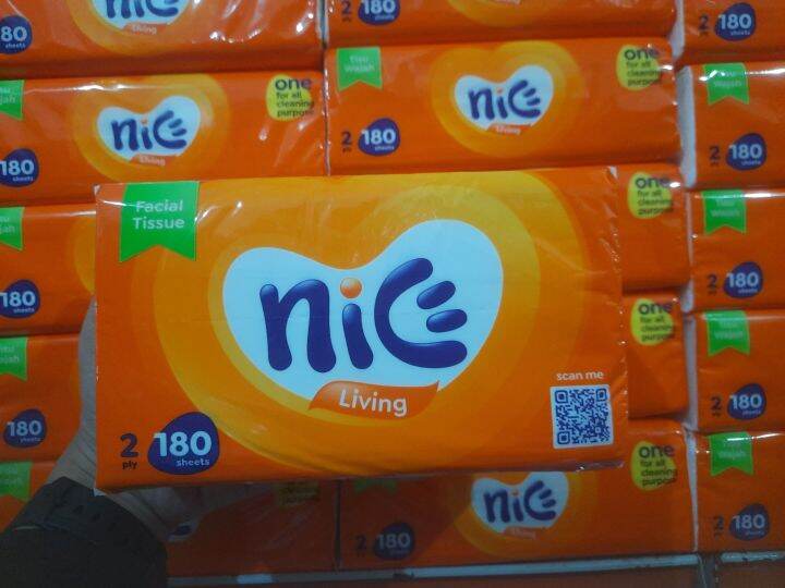 Tisu wajah nice by Paseo 180 sheet isi 3pack | Lazada Indonesia