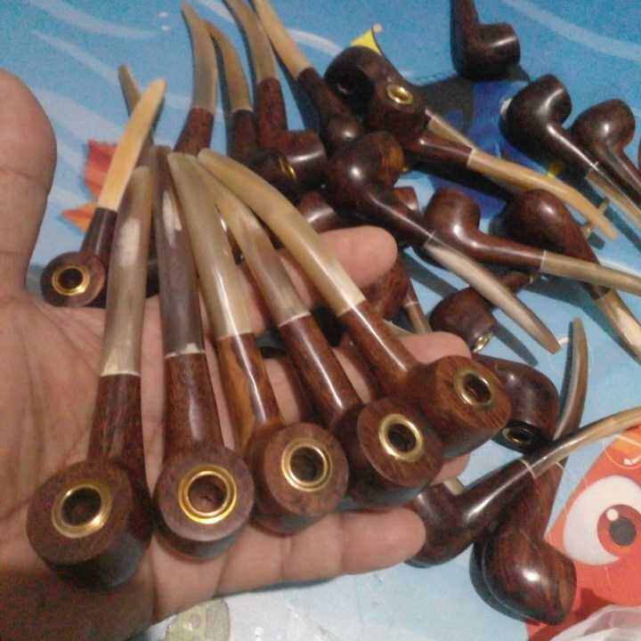 Once PIPA rokok POPEYE model Cangklong tanduk kerbau dan kayu orang tua ...
