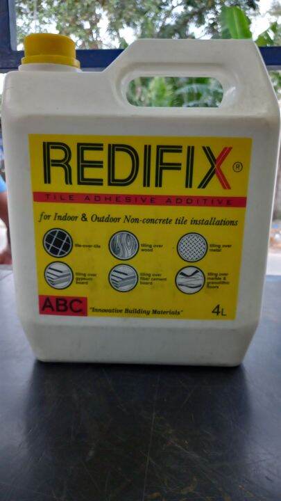 ABC REDIFIX 4L. tile adhesive additive | Lazada PH