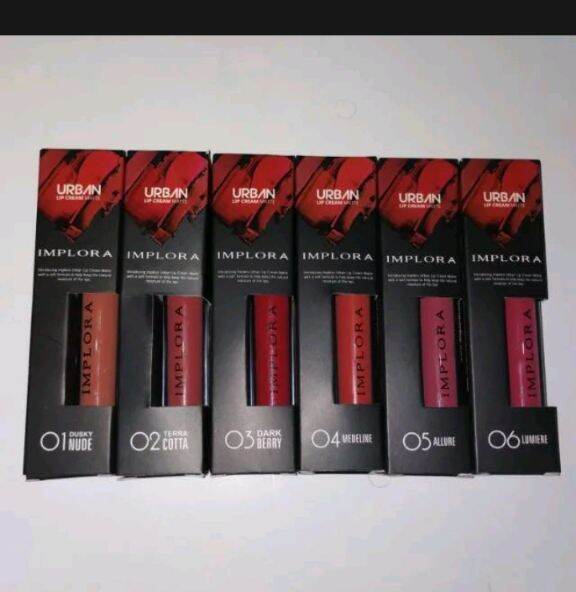LIPCREAM IMPLORA MATTE 12 WARNA PILIHAN | Lazada Indonesia