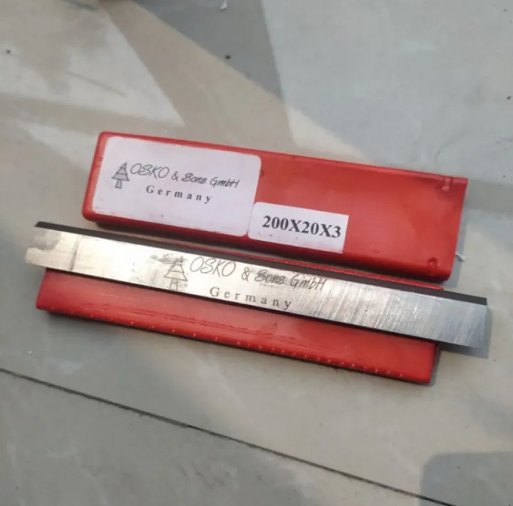 Mata pisau planer TCT panjang 20 cm mata pisau serut 200 × 20 × 3 mm ...
