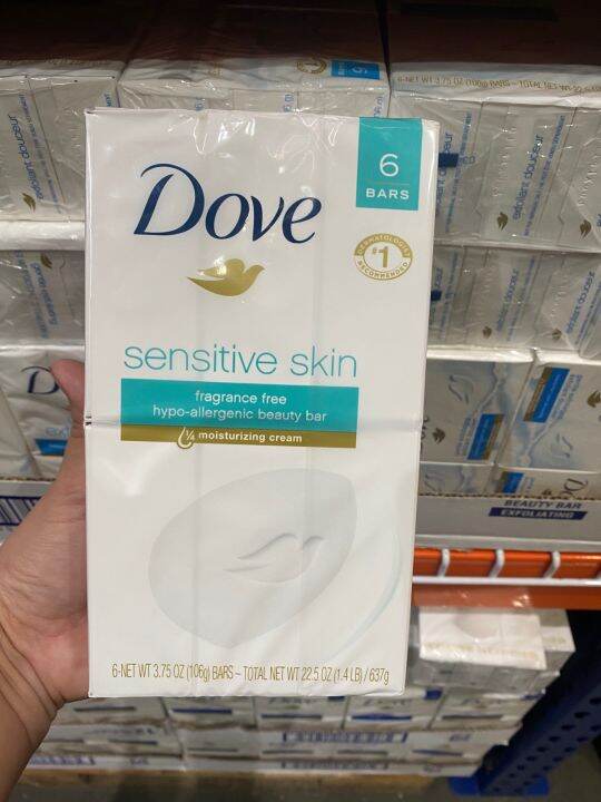 Dove Sensitive Skin Bar 6 x 106g | Lazada PH