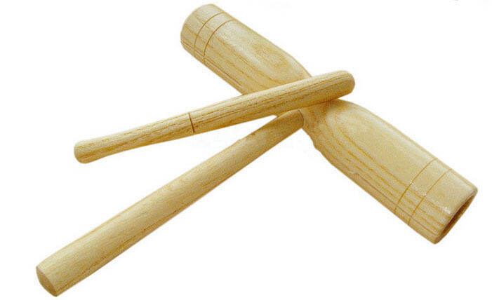 TWO TONES BLOCK/ KAYU TIK TOK MUSIC INSTRUMENTS ALAT-ALAT MUZIK (READY ...
