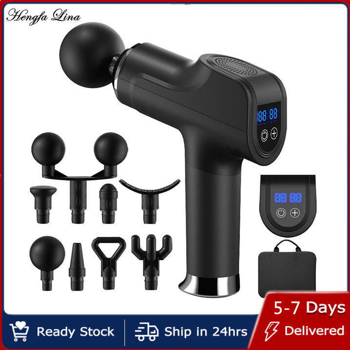 Hengfa Lina LCD High Frequency Massage 8 Heads Muscle Neck Body ...