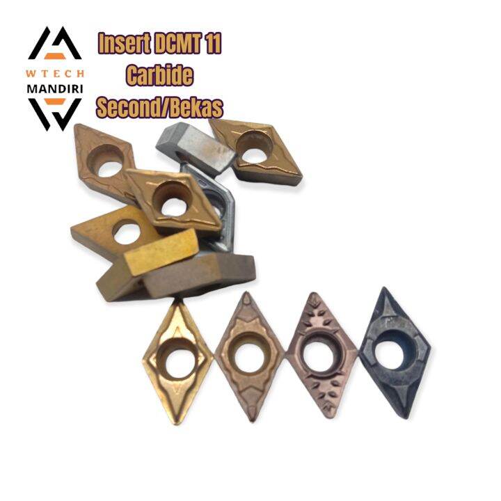 Insert Bubut DCMT 11 Carbide Insert Mata Pisau Betel Pahat Second Mulus | Lazada Indonesia