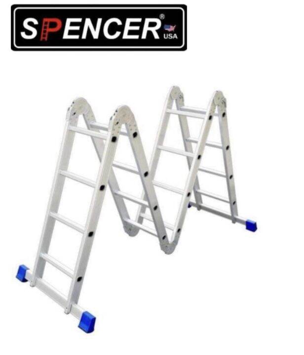 SPENCER USA ALUMINUM MULTI-PURPOSE LADDER 4 X 3/ 4 X4 / 4 X5 | Lazada PH