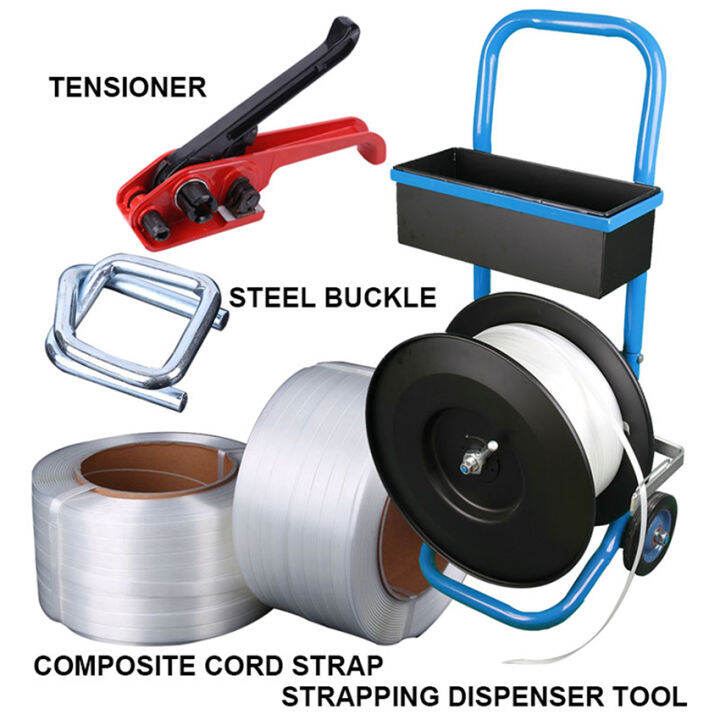 (13-19mm) Poly Strapping Tensioner Paket Alat Packing Kemasan Alat Mesin Packing Strapping Band ...