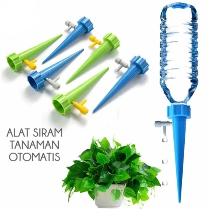 Alat Siram Tanaman Otomatis Air Drip Tetes Pot Bunga Sprinkler Botol ...