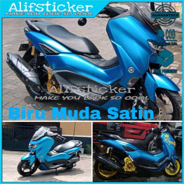 Stiker Skotlet Biru Muda Satin Doff | Lazada Indonesia