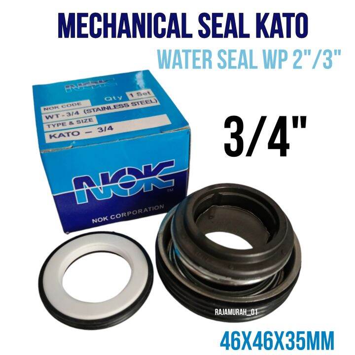 Mechanical Sil Seal Kato 3/4 Mesin Pompa Air Alkon Type Wp50 Wp80 2/3 (5pcs) | Lazada Indonesia
