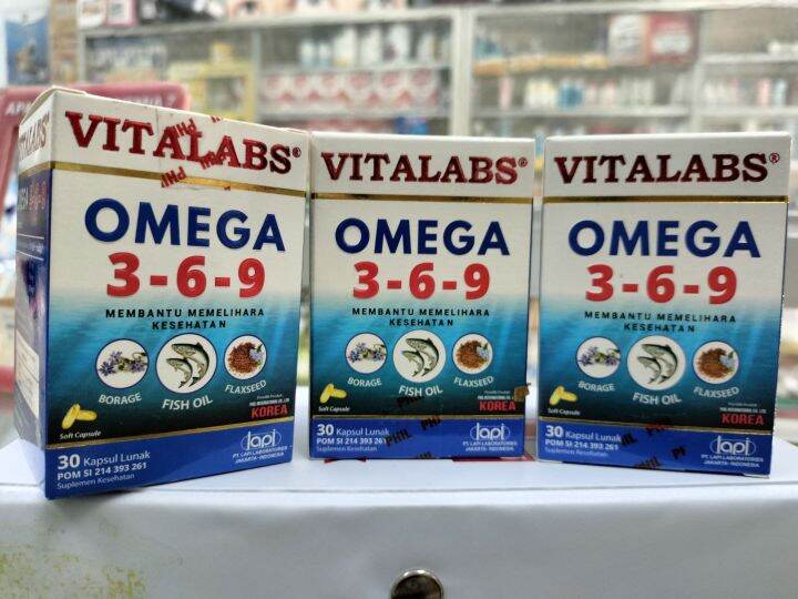 VITALABS OMEGA 369 minyak ikan omega 369 | Lazada Indonesia