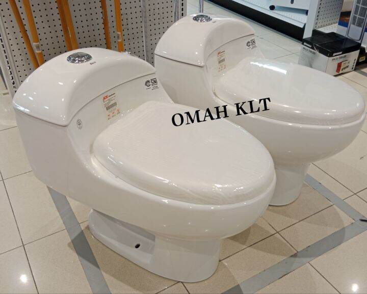 KRIS Kloset Duduk Monoblok Putih Siphonic Monoblock | Lazada Indonesia