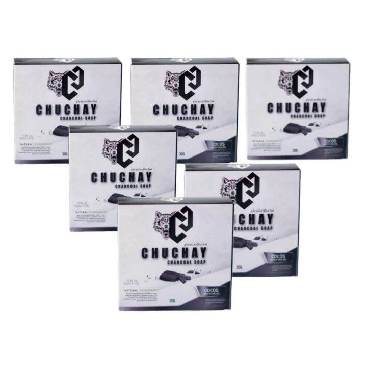 แท้/ขายดี 6 ก้อน CHUCHAY.สบู่ชูว์ชาย สบู่ทำความสะอาดจุดซ้อนเร้น หอมใหญ่ ลดกลิ่น 30g. | Lazada.co.th
