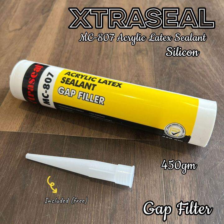 XTRASEAL MC-807 SILICON SEALANT / GAP FILLER / SILICONE GAP SEALANT 450gm | Lazada