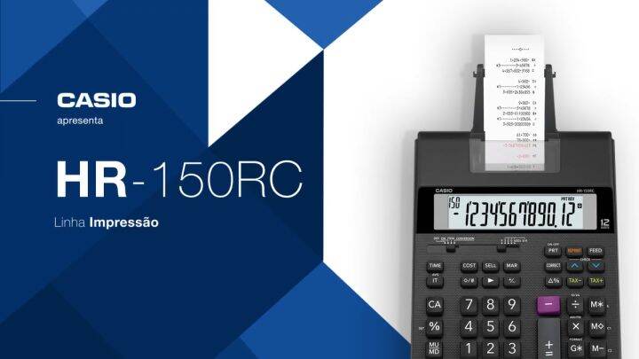 [FOC 1 Paper Roll] Casio HR-150RC Printing Calculators (Compact Type ...