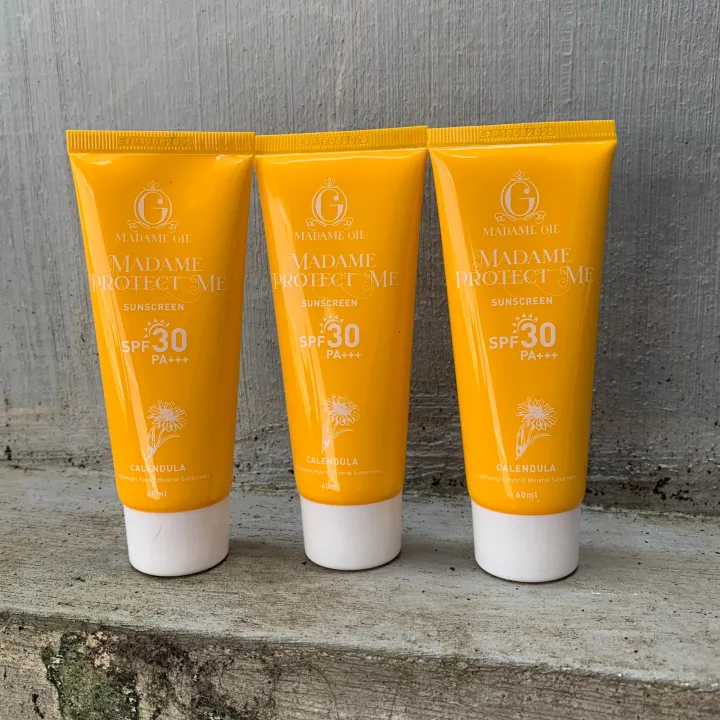 MADAME GIE SUNSCREEN SPF 30 WITH CALENDULA 60ml | Lazada Indonesia