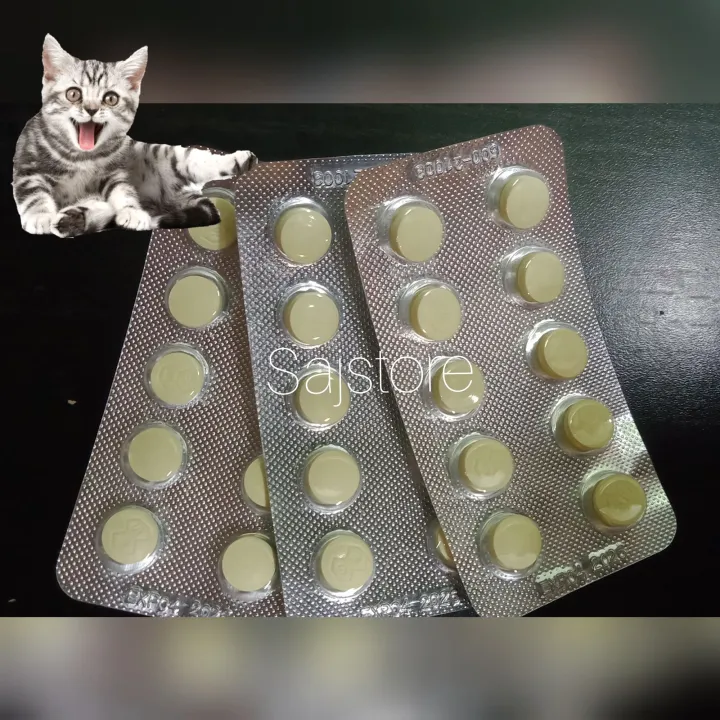 Ubat Demam Selsema Allergic kuning kucing Anjing 10biji | Lazada