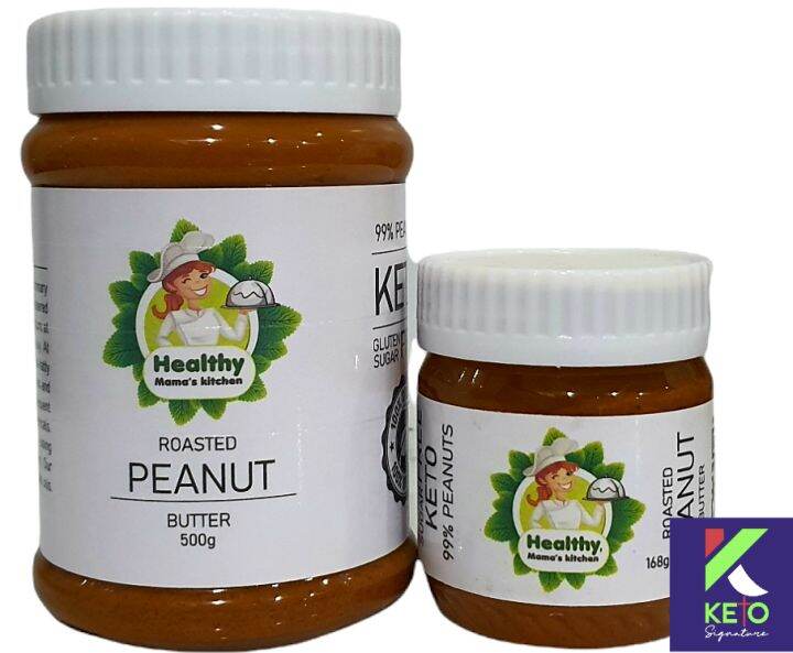Healthy Mama's Kitchen Roasted Peanut Butter 500g, 168g | Lazada PH