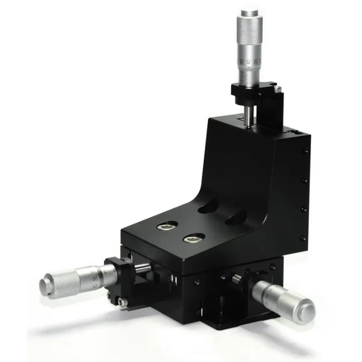 Precision Three-Axis Manual Displacement Table XYZ Three-Axis Motion ...
