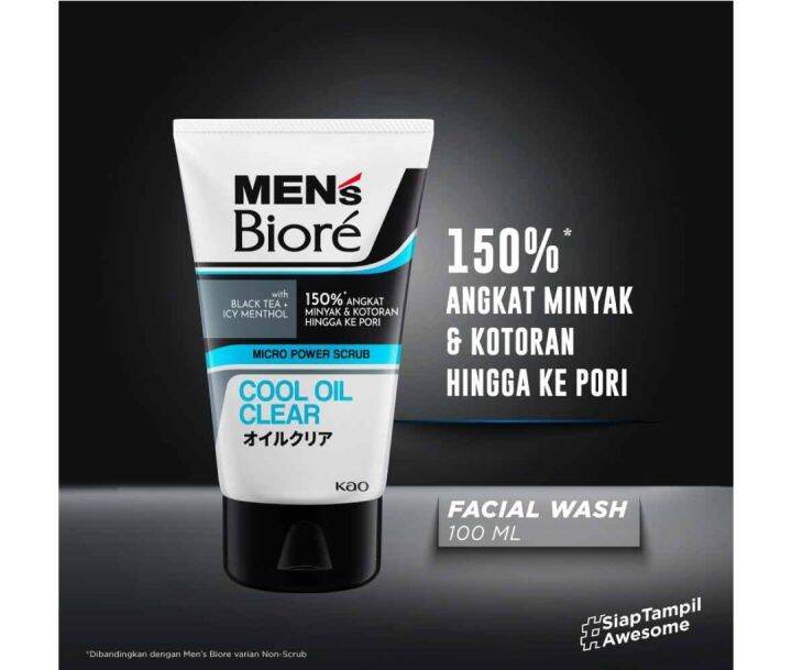 Biore Men's Facial Foam 100ml | Lazada Indonesia