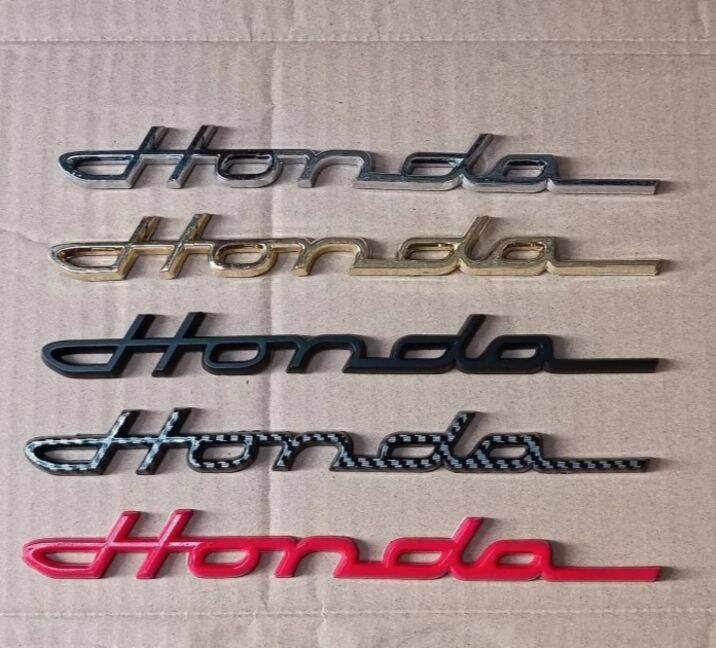EMBLEM TULISAN HONDA MOTIF HURUF LATIN | Lazada Indonesia