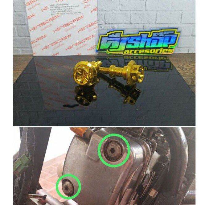 harga 1pasang baut head beat vario scoopy revo baut deksel stainless ...