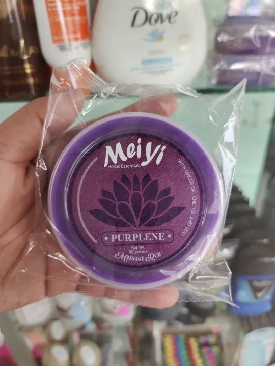 Meiyi Herbs Essentials Massage Rub (Purplene) 50grams | Lazada PH