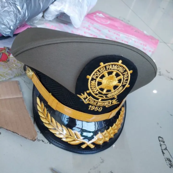 topi pet satpol PP PDU | Lazada Indonesia