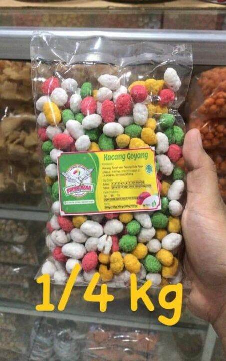 kacang goyang/kacang warna warni,cemilan enak khas sulawesi tengah ...