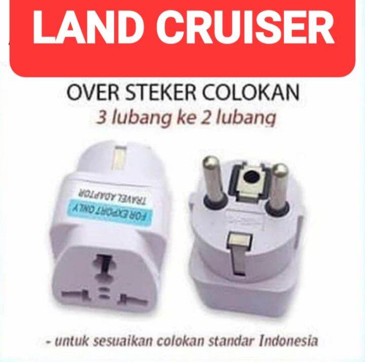 Colokan Kaki 3 Steker kaki 3 Adaptor Travel UNIVERSAL | Lazada Indonesia