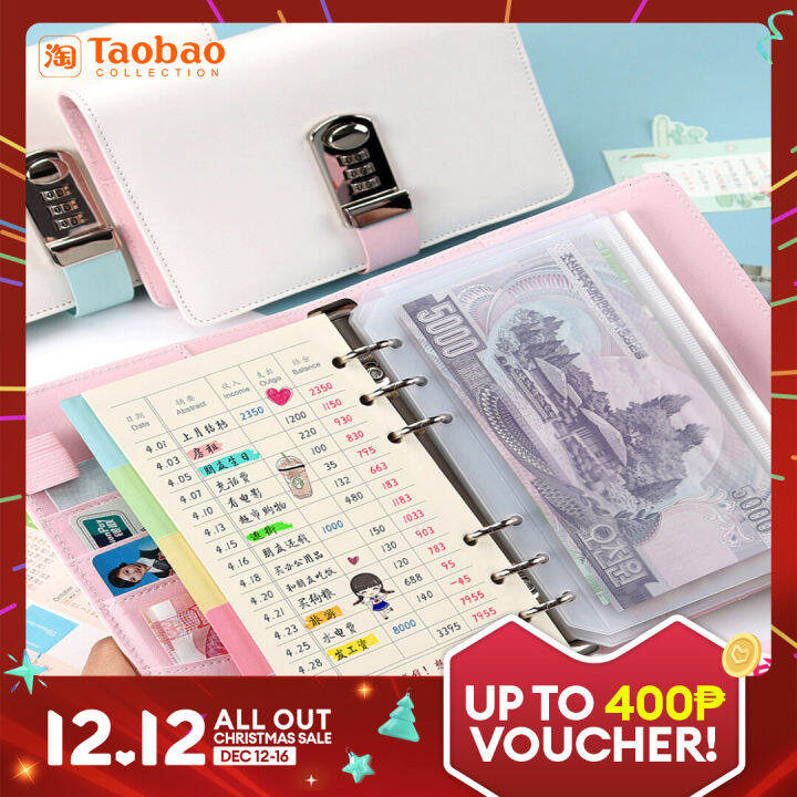 Password Lock Tally Book Financial Management Notebook Details Family ...