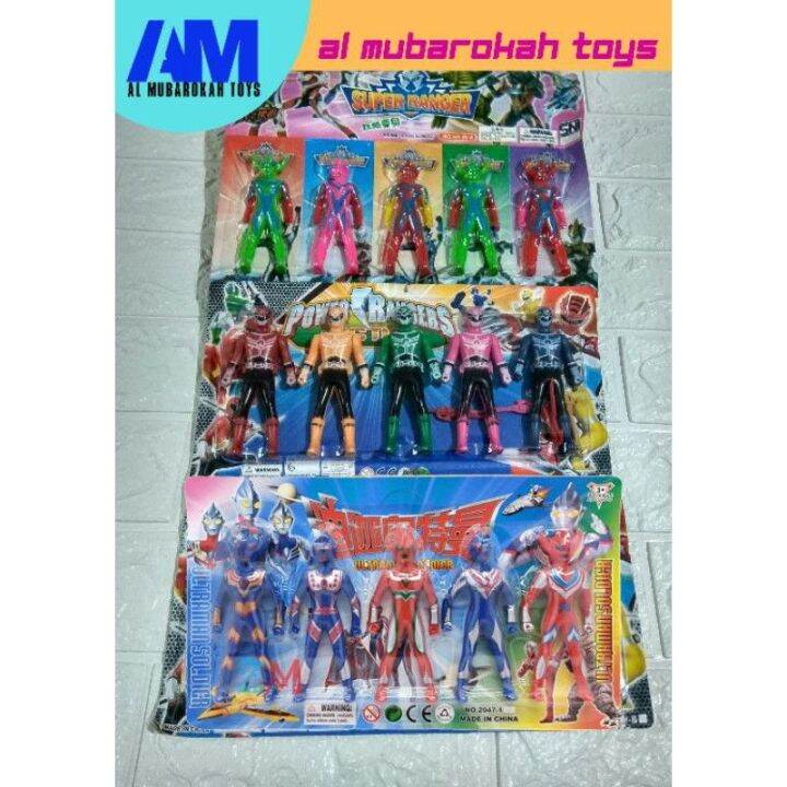 MAINAN ROBOT ULTRAMAN DAN POWER RANGERS KECIL | Lazada Indonesia