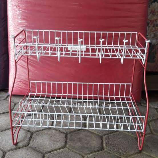 RAK PIRING ASLI MASTER SUSUN 2 | Lazada Indonesia