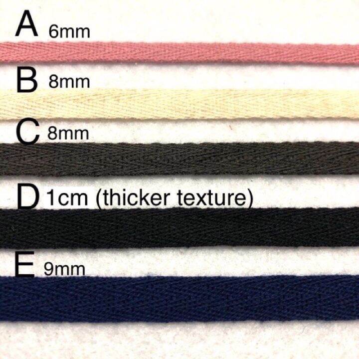 Pure cotton soft strap/ tape/ band/ string/ webbing | Lazada