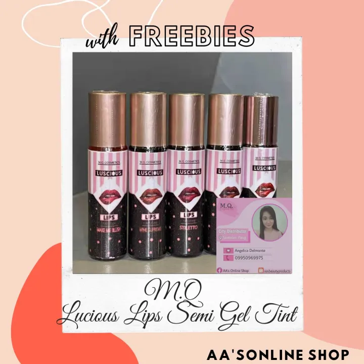 COD MQ COSMETICS PH LUSCIOUS LIPS SEMI GEL TINT | Lazada PH